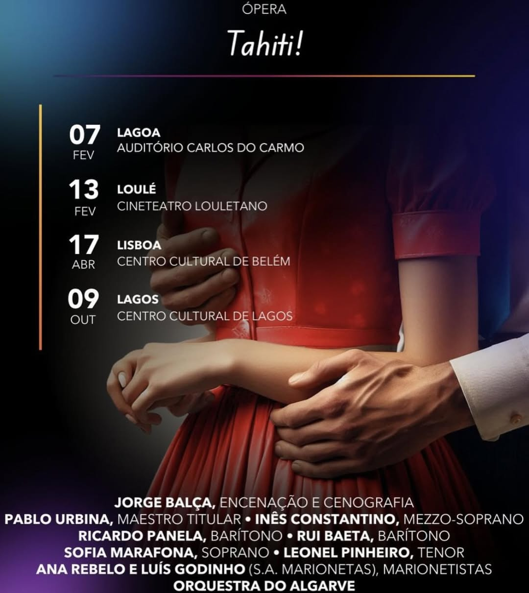 Tahiti! Opera Tour Dates in Portugal 2026